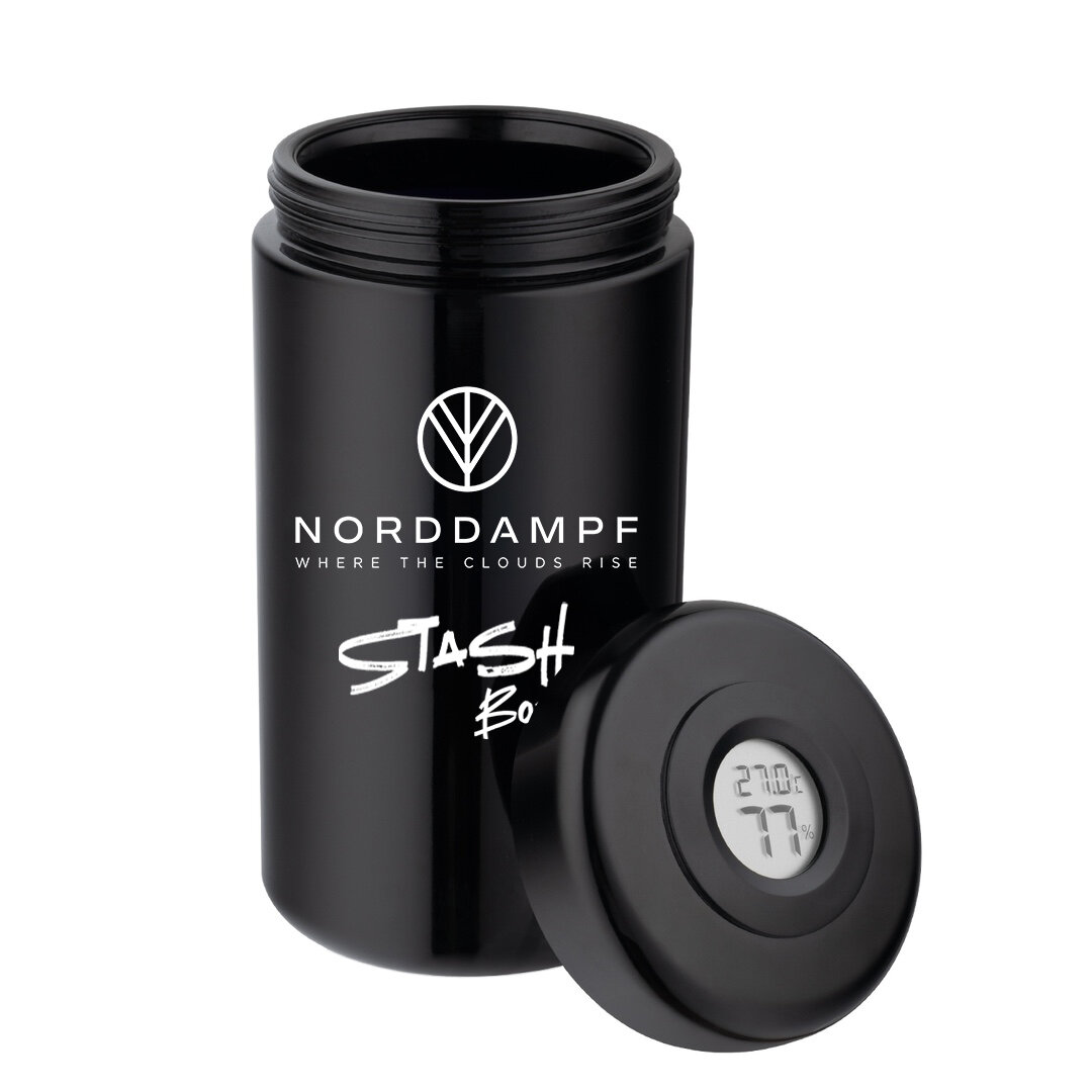 Norddampf Stashbox mit Hygrometer – aroma- & frischhaltend
