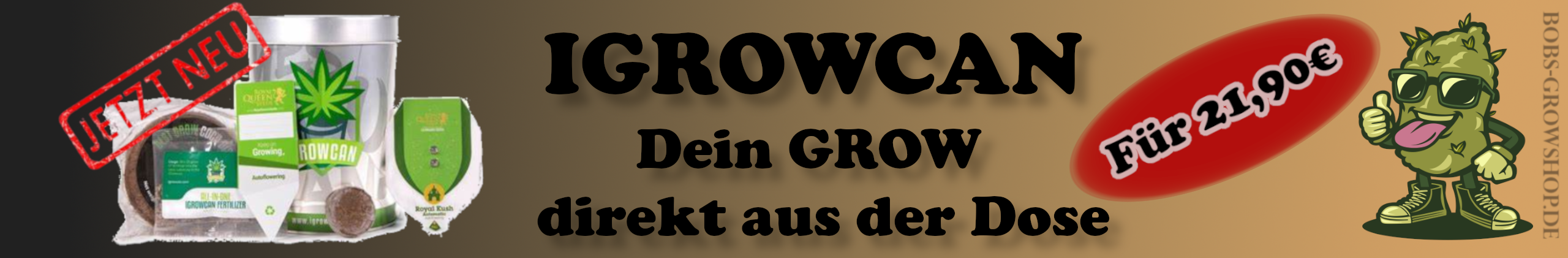 Online Growshop für Indoor Growing - Bobs Growshop